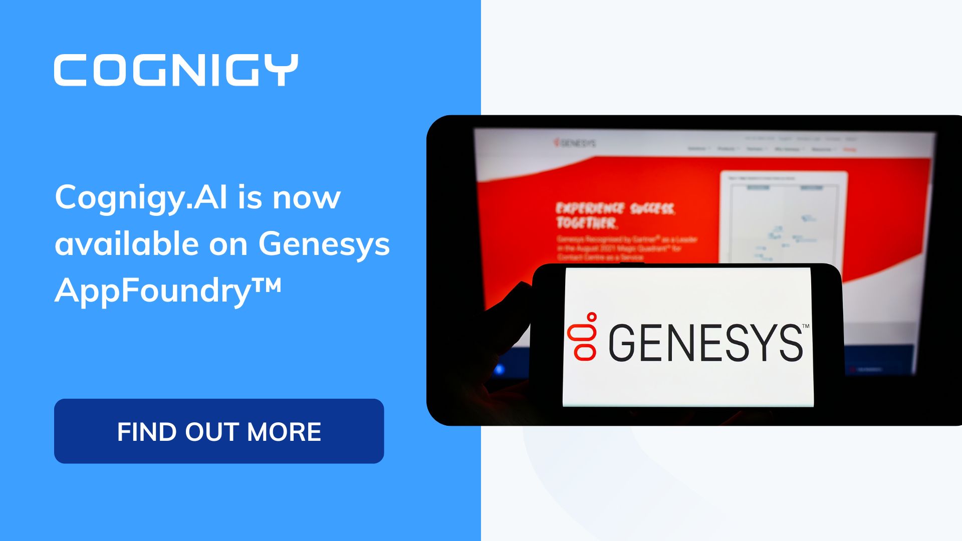 Cognigy.AI Conversational AI Platform Now Available on Genesys AppFoundry